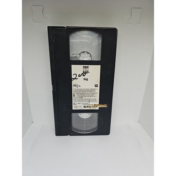 Media | Big Vhs 1989 Cbs Fox Tom Hanks Elizabeth Perkins Penny Marshall Vhs Only | Poshmark